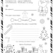Letter to Santa Coloring Page, Printable Christmas Wish List, Christmas ...