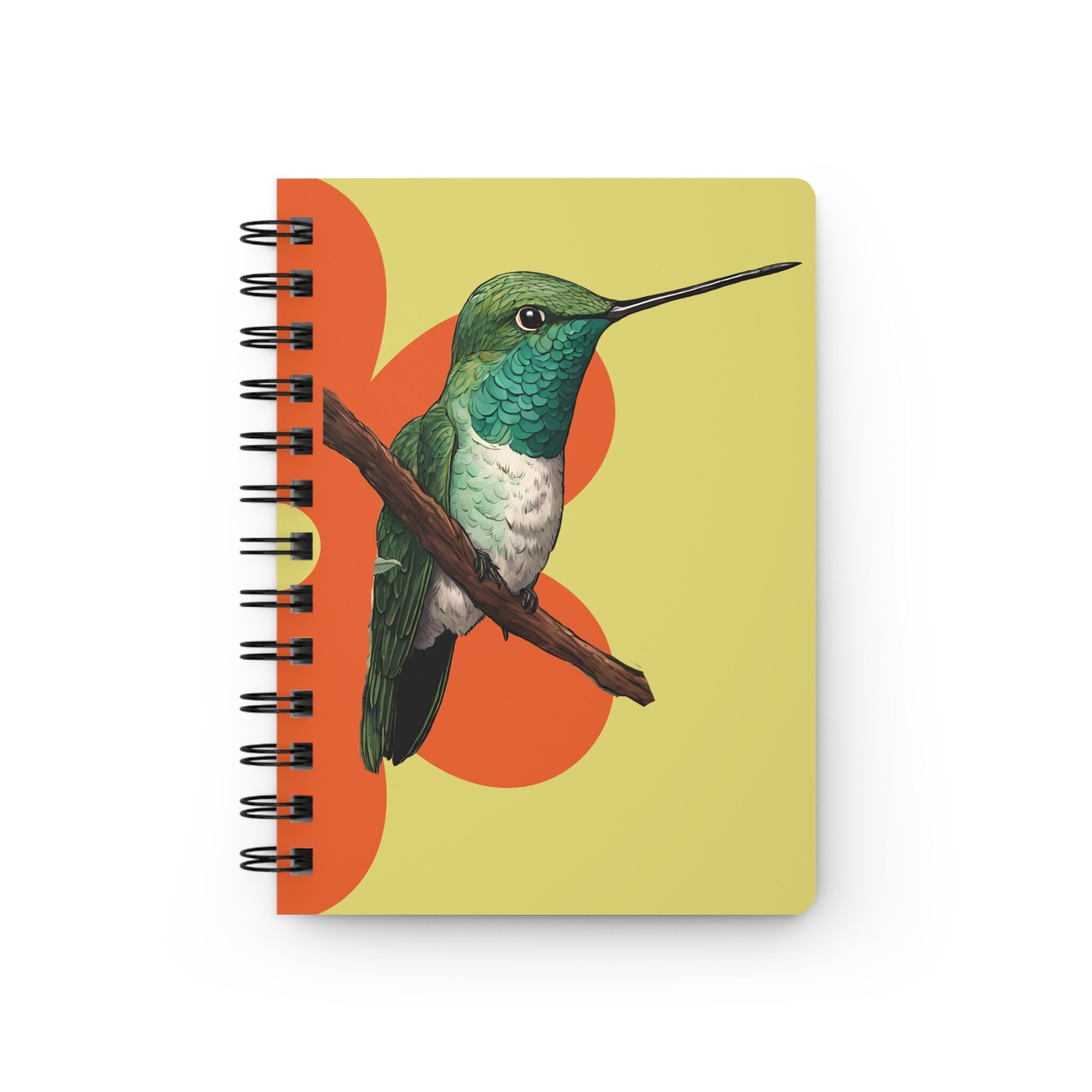 Hummingbird Spiral Bound Journal 5x7 Lined Paper 150 Page Personalized ...