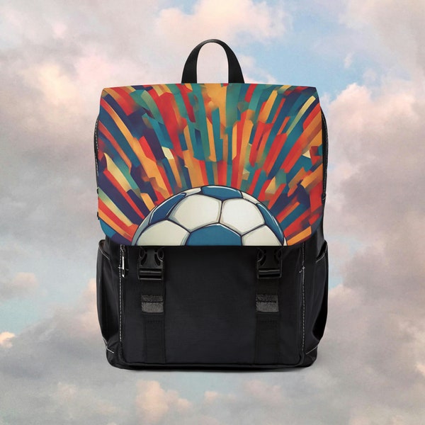 Aesthetic Soccer Backpack - Etsy