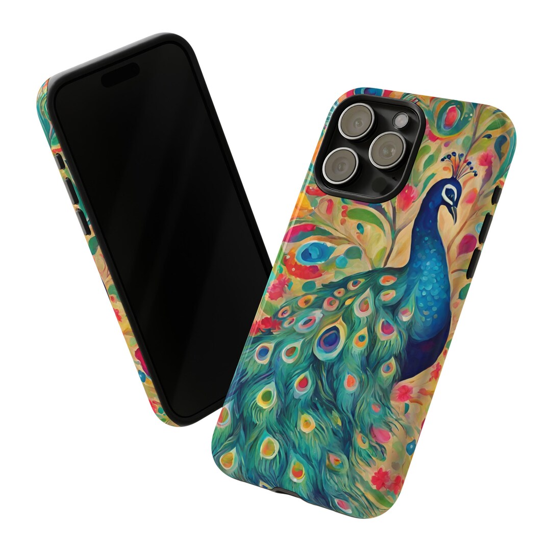 Majestic Peacock Phone Case, Tough Phone Cases (+ iPhone 15, Samsung ...