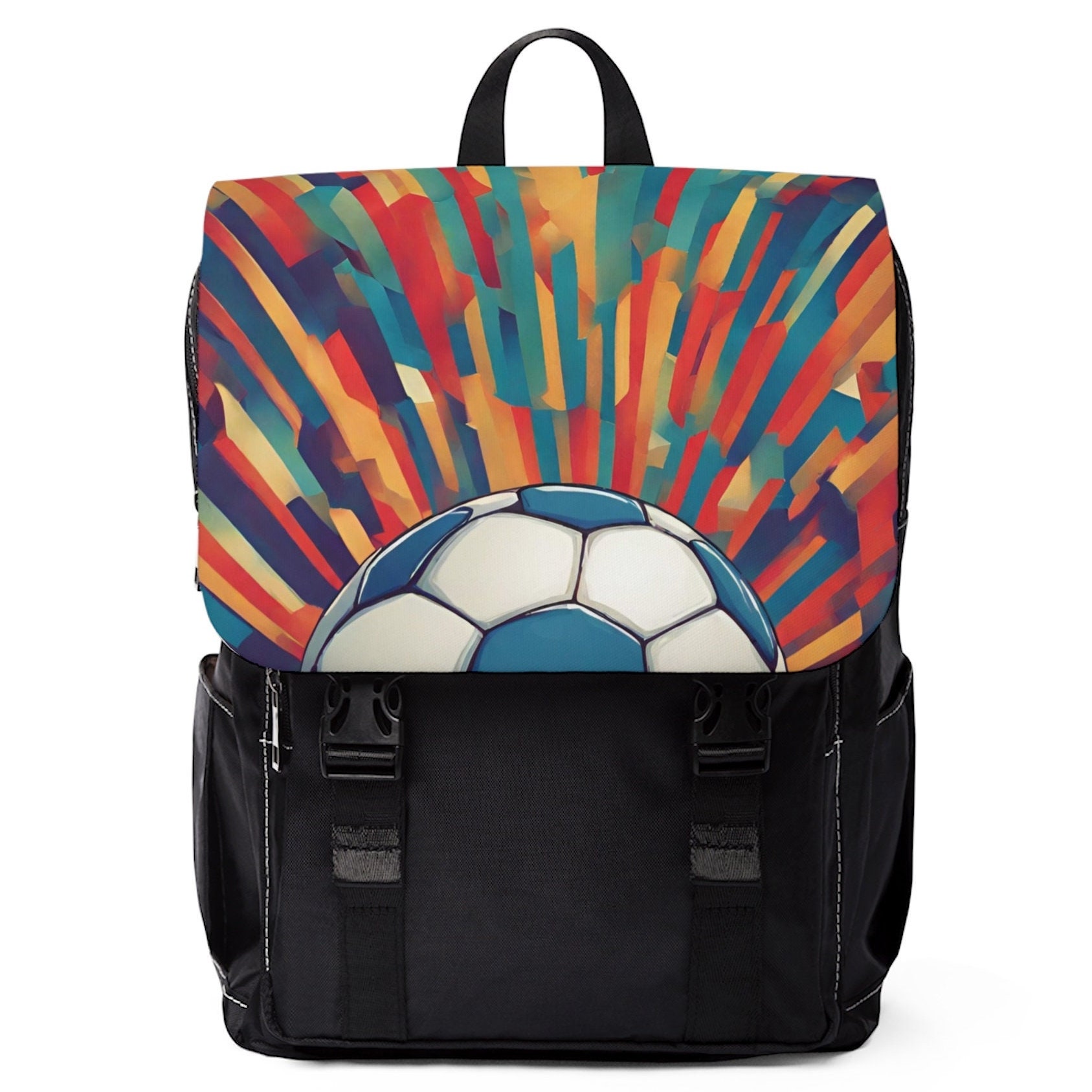 Retro Soccer Backpack Soccer Fan Shoulder Backpack Unisex - Etsy