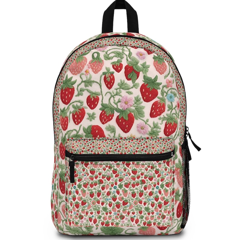 Strawberry Backpack - Etsy