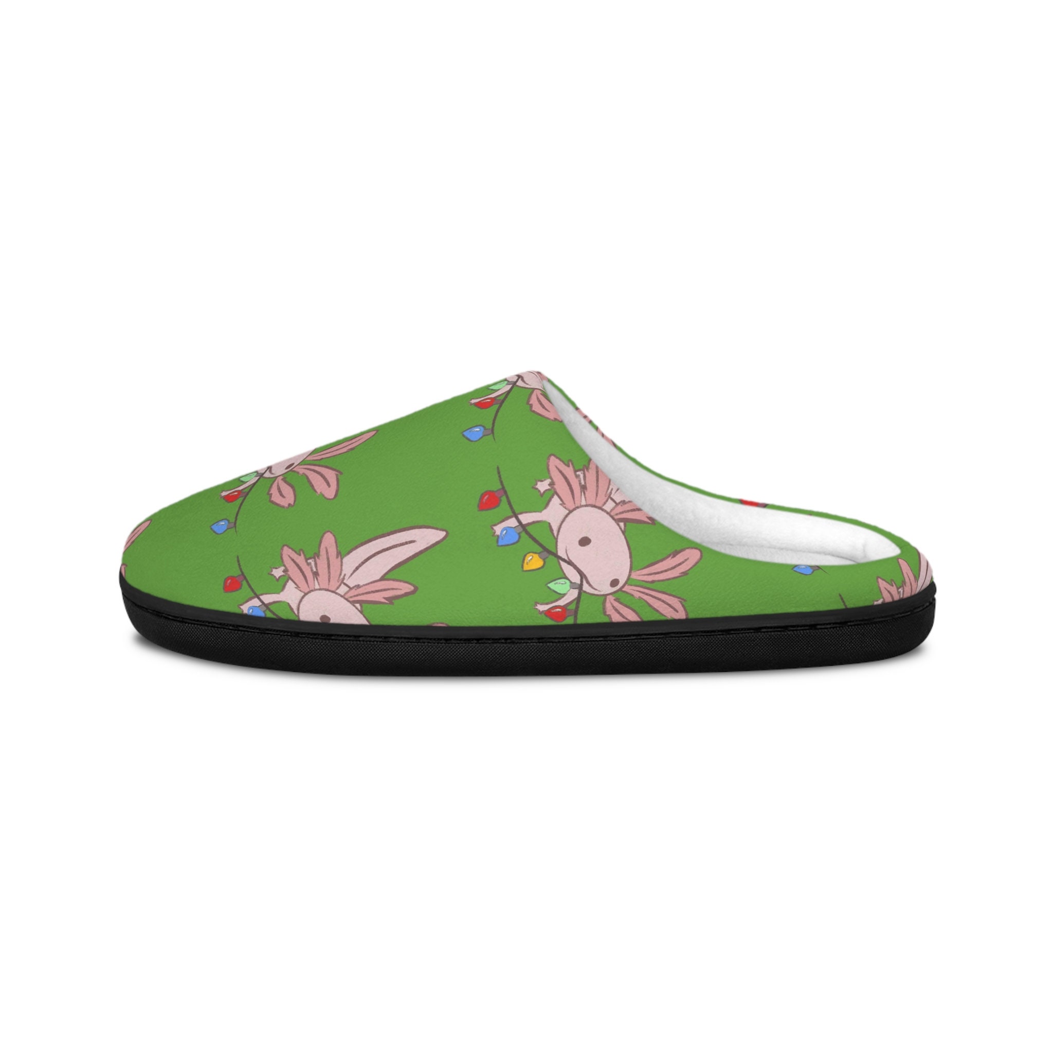 Green Kawaii Axolotl Slippers Women Slippers, Cute Slippers, Pink ...