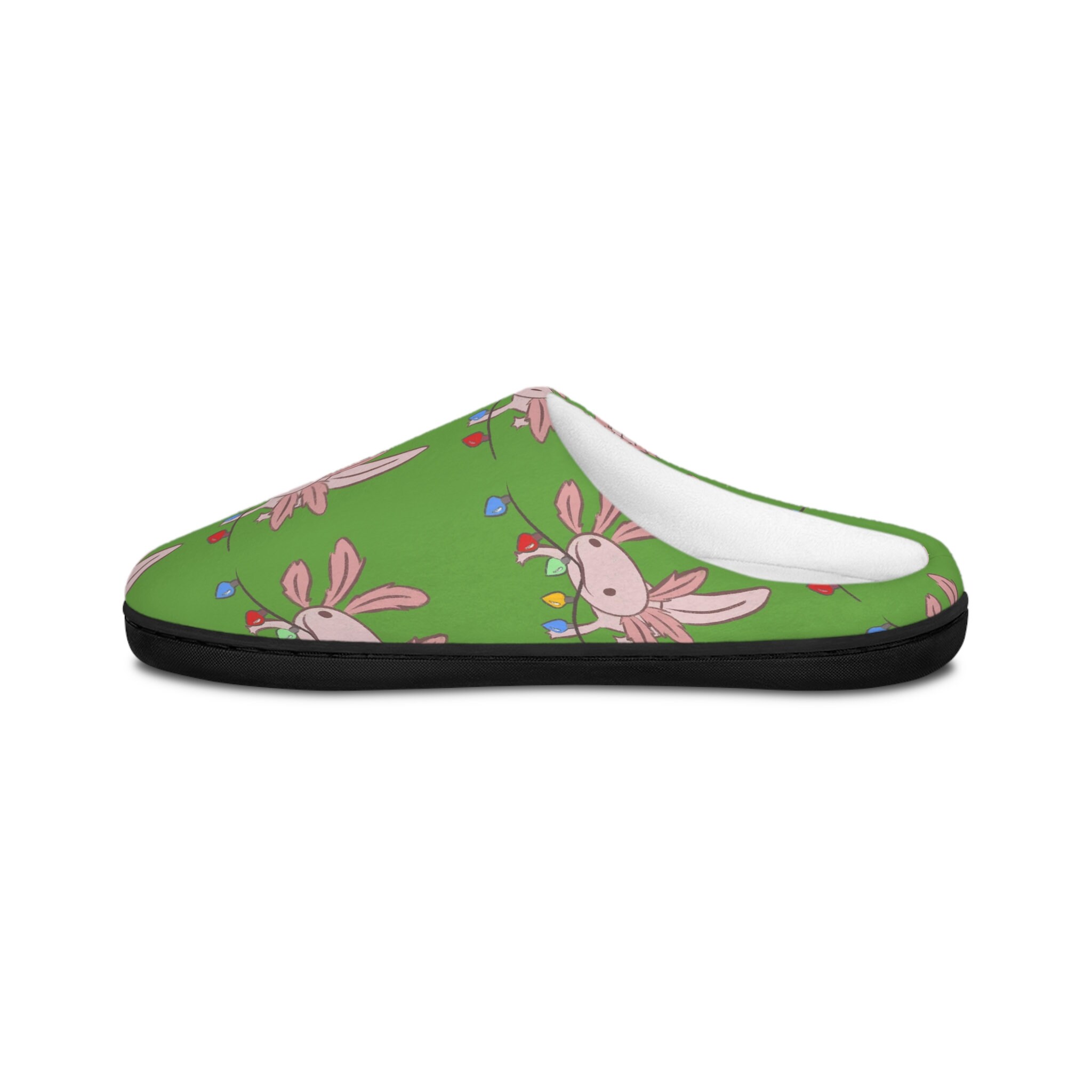 Green Kawaii Axolotl Slippers Women Slippers, Cute Slippers, Pink ...