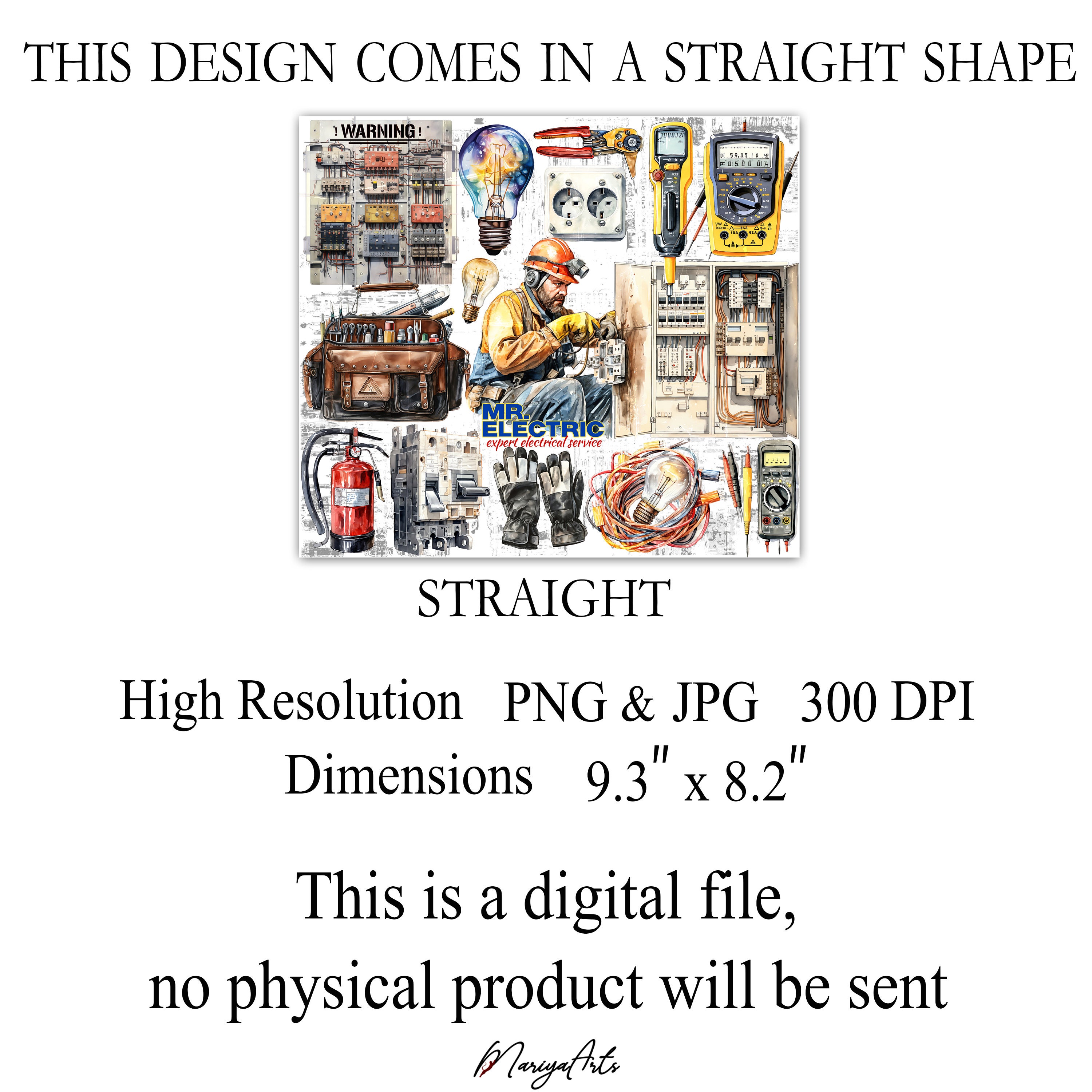 Electrician Tumbler Wrap PNG 20oz Skinny Tumbler Electrical Life Hero ...