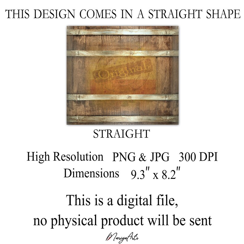 Whiskey Barrel Wooden Tumbler Wrap PNG Seamless 20oz Skinny Tumbler ...