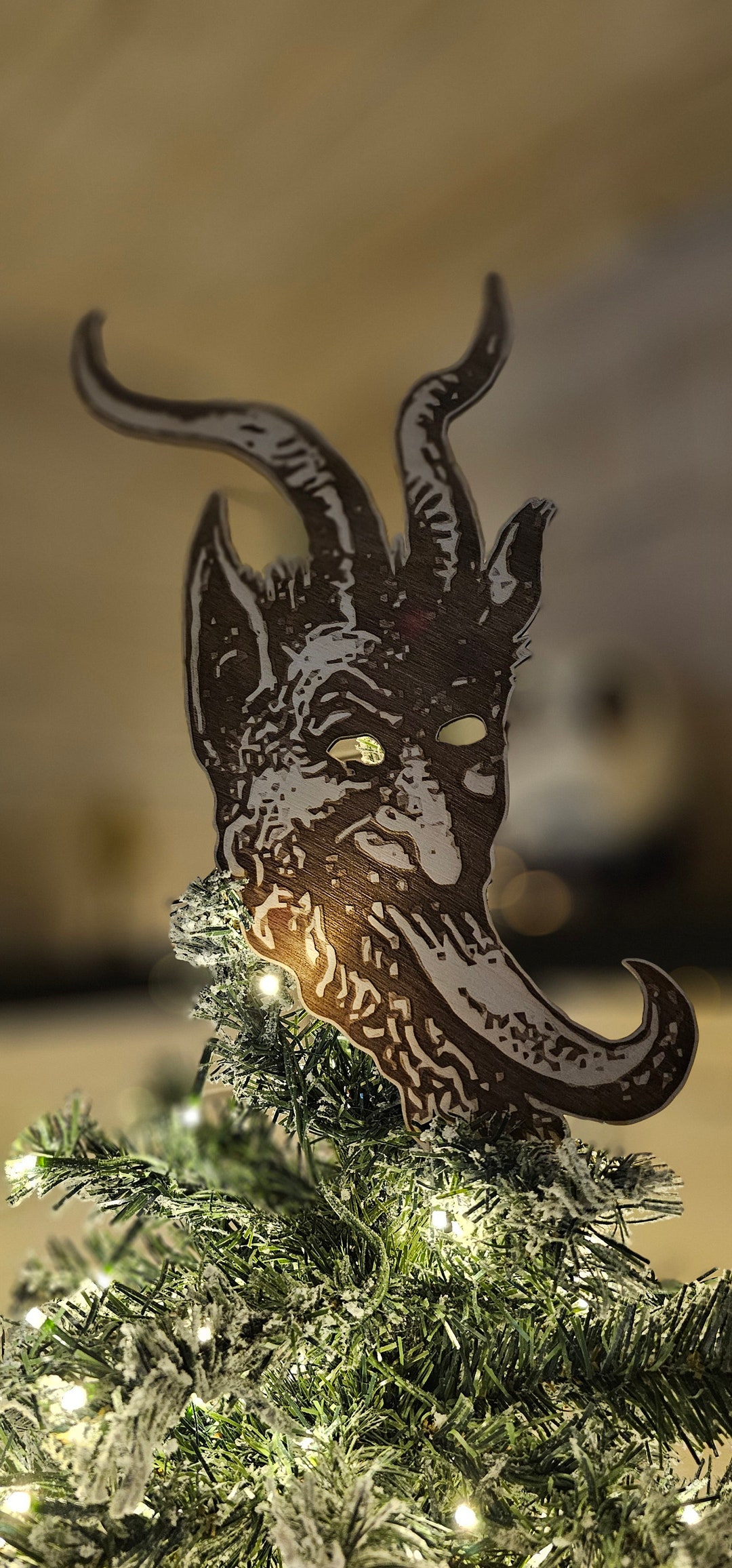 Vintage Inspired Krampus Christmas Tree Topper - Etsy