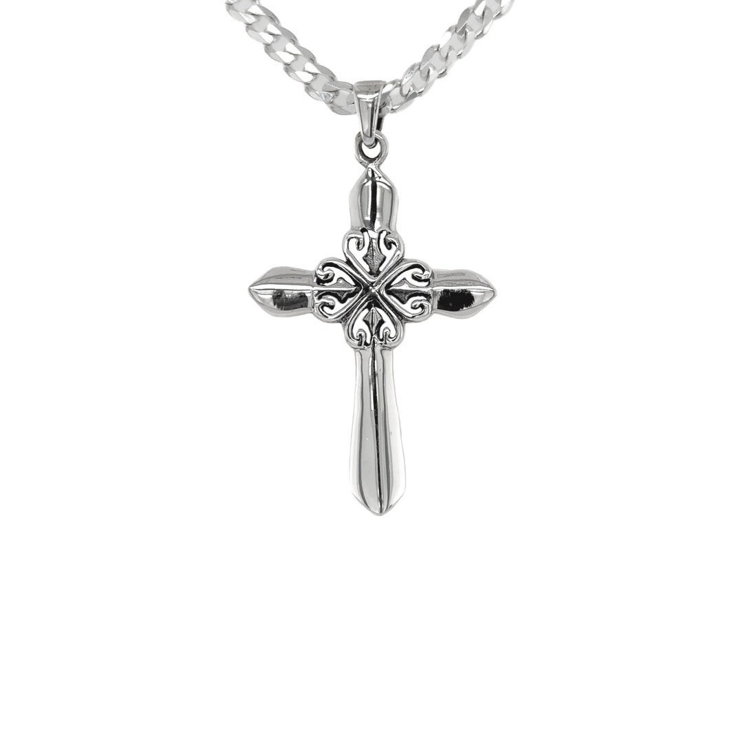 925 Silver Anglican Cross Necklace - Sterling Silver Cross Jewelry ...