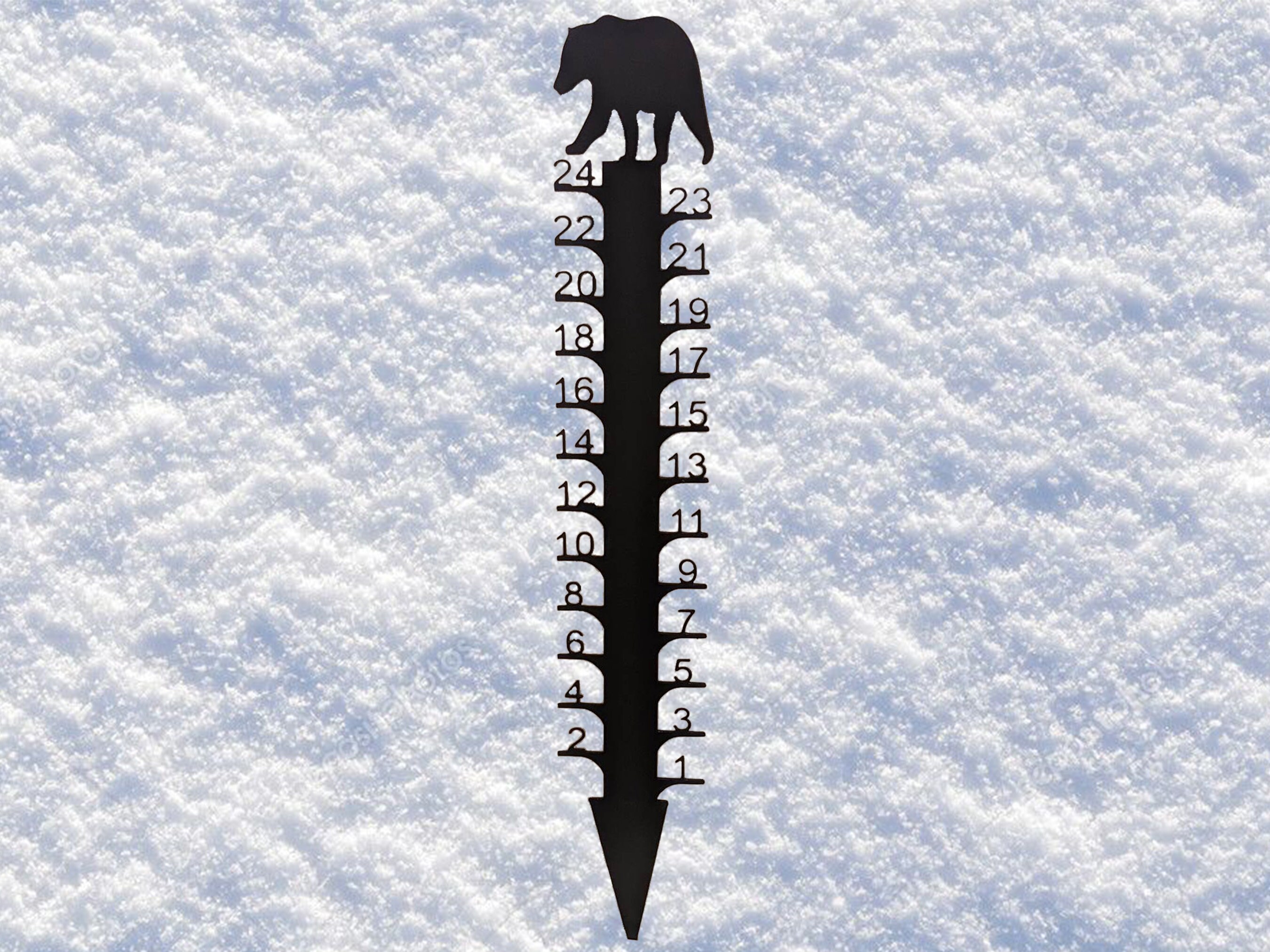 Snow Gauge / Stake/ Measurer 10 Gauge Steel - Etsy