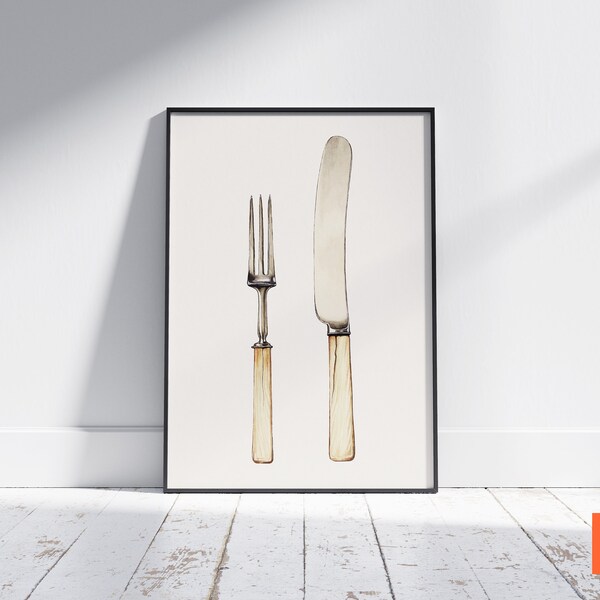 Fork Art - Etsy