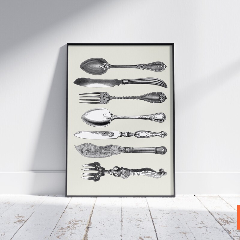 Silverware Prints - Etsy