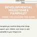 Developmental Milestones Infographic Pamphlet - Etsy