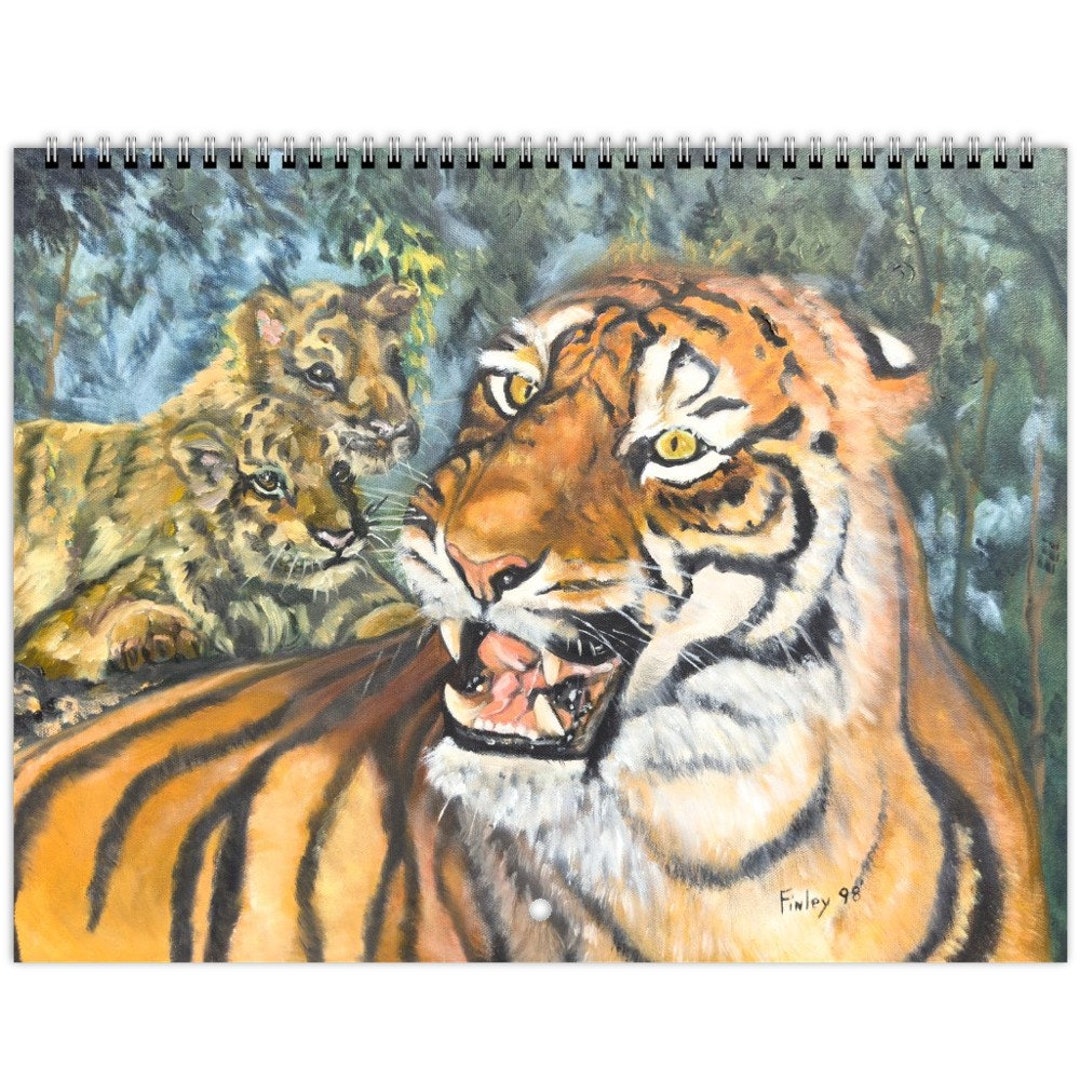 2024 Wall Calendar, Linda Finley's Art Collection, Wall Art - Etsy