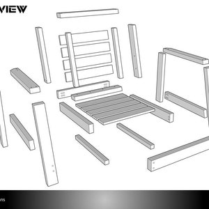 Rustic Cedar Patio Chair Plans: Relax in Style (PDF Download) - Etsy