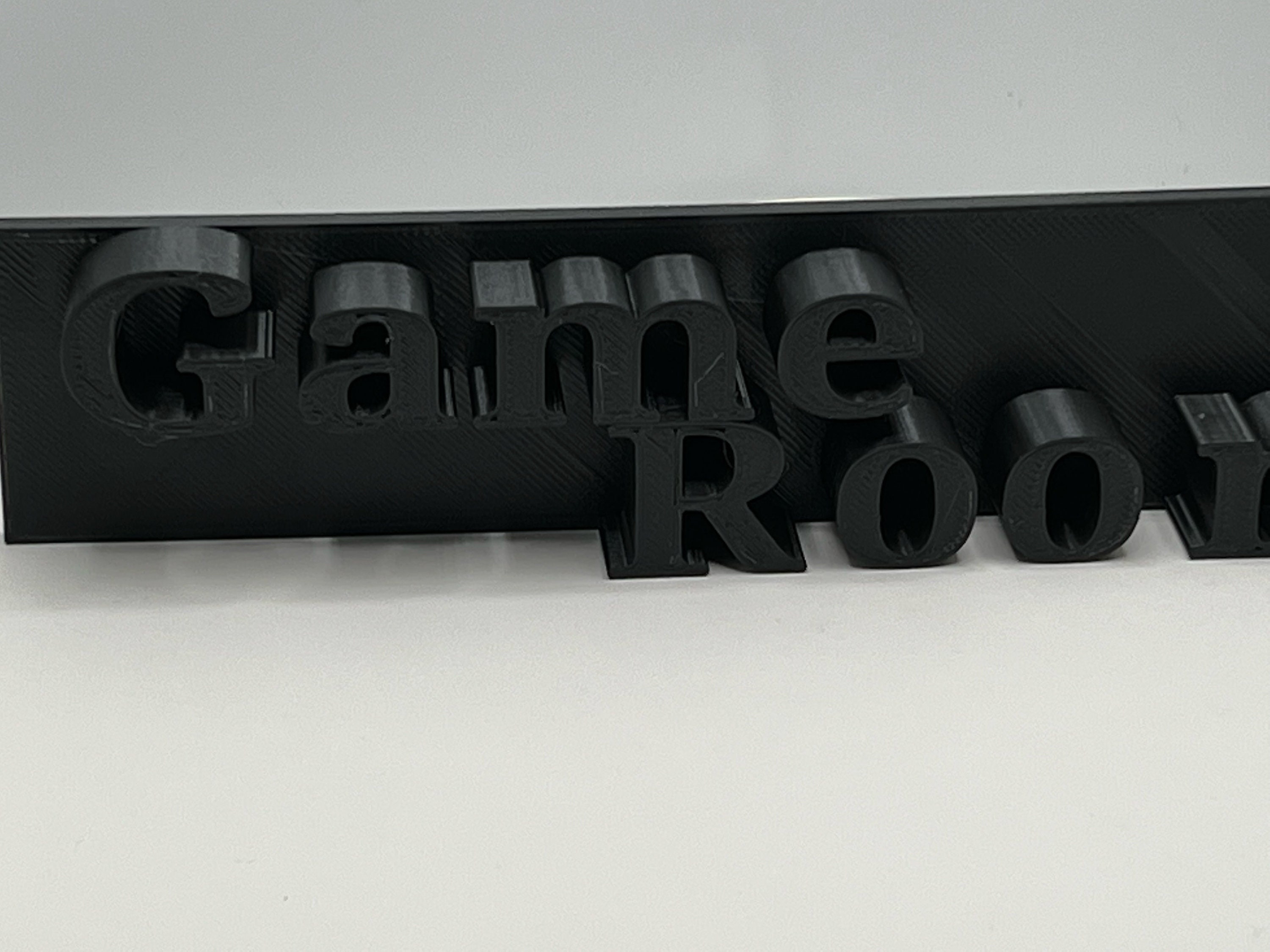 Design's by Alex & Ana | 3D Printed Self Standing Name Plate With the ...