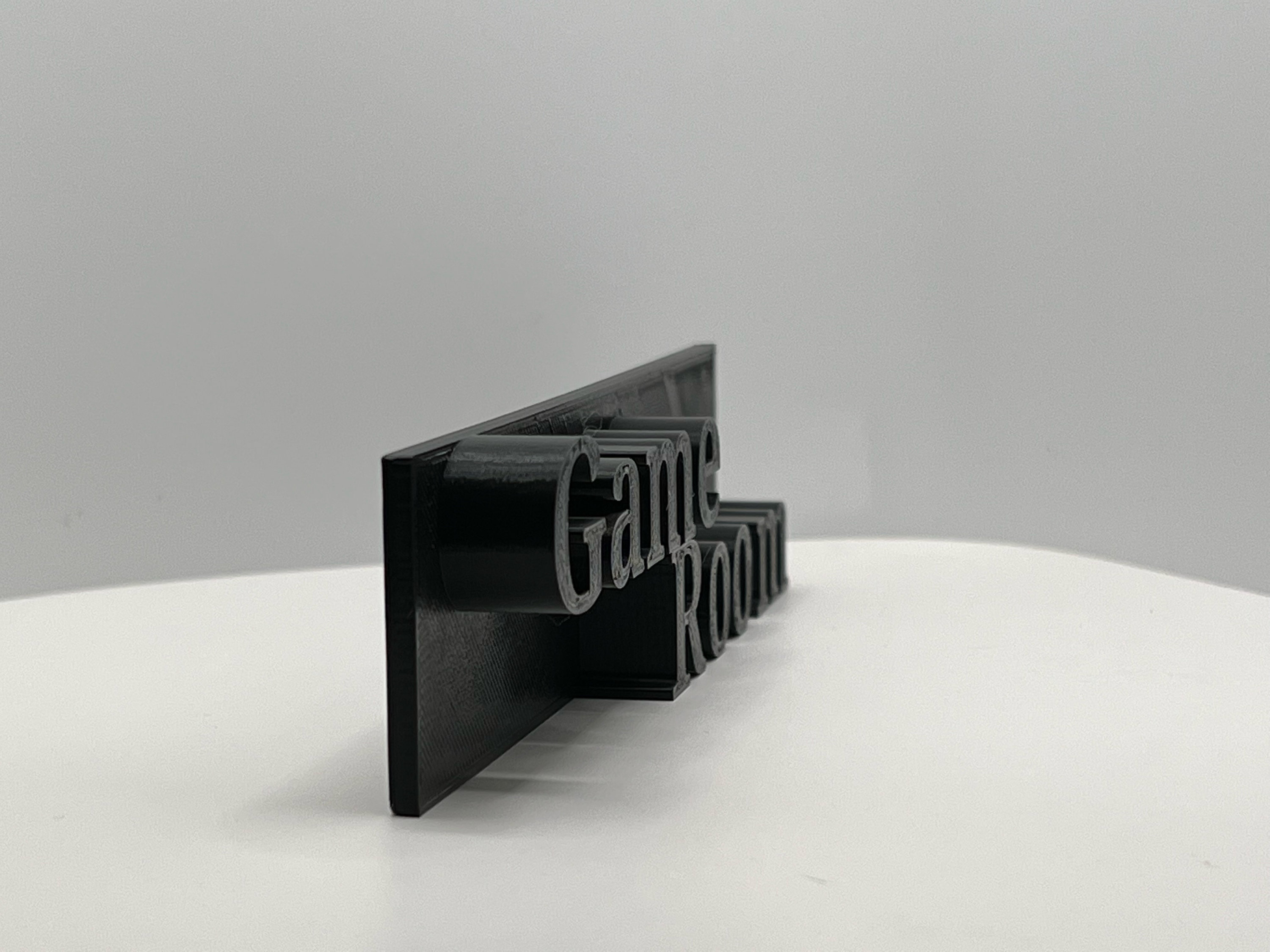 Design's by Alex & Ana | 3D Printed Self Standing Name Plate With the ...