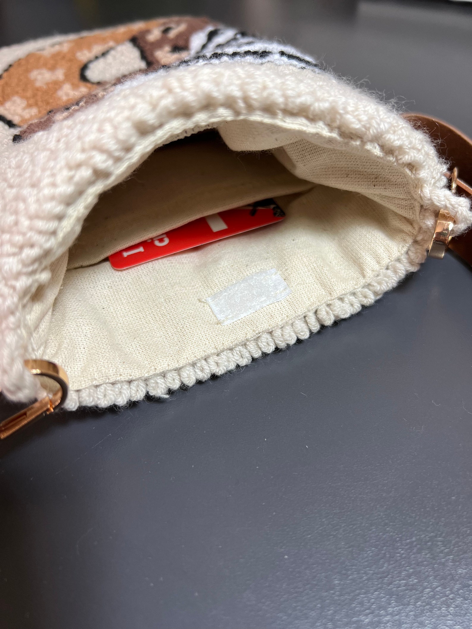 Punch Needle Personalized Bag Punch Needle Embroidered Mini - Etsy