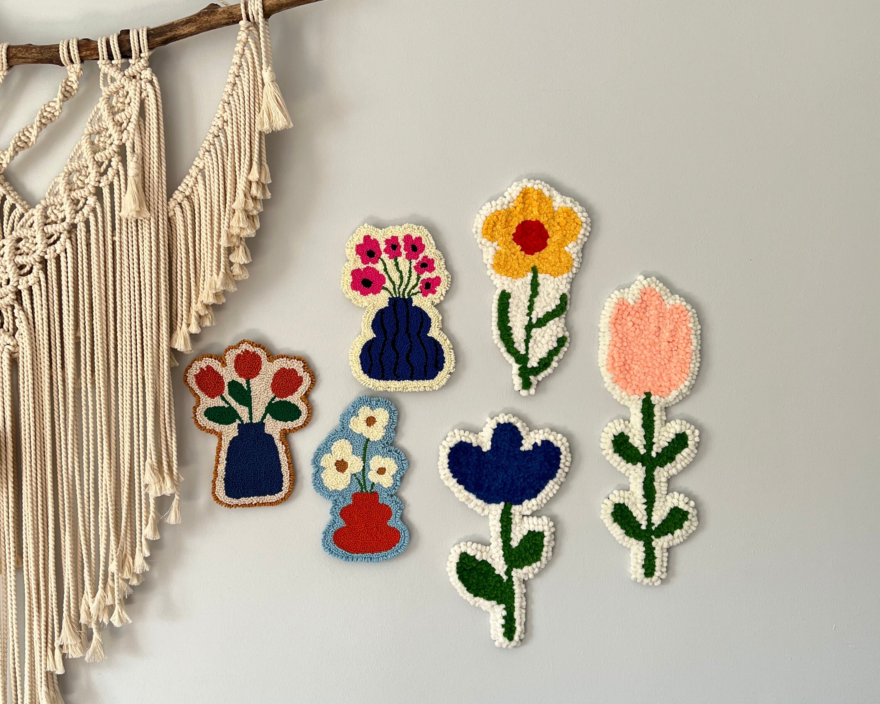 Punch Needle Wall Hanging Punch Needle Wall Decor Hand - Etsy