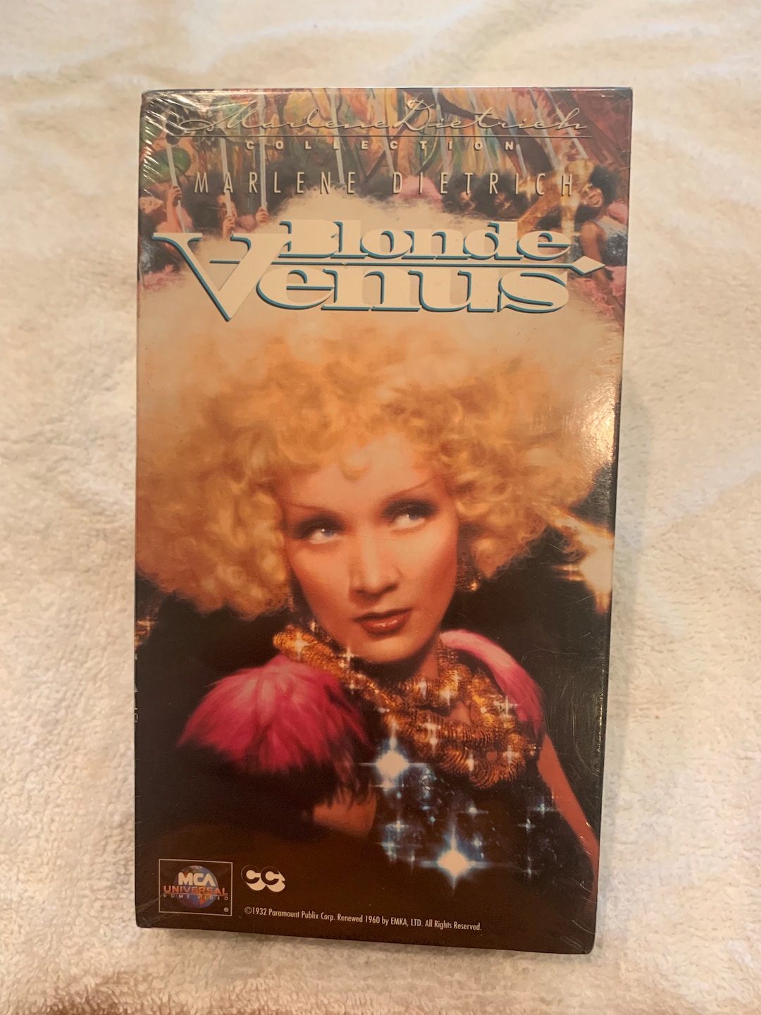 Blonde Venus VHS Tape sealed New Marlene Dietrich actor, Herbert ...