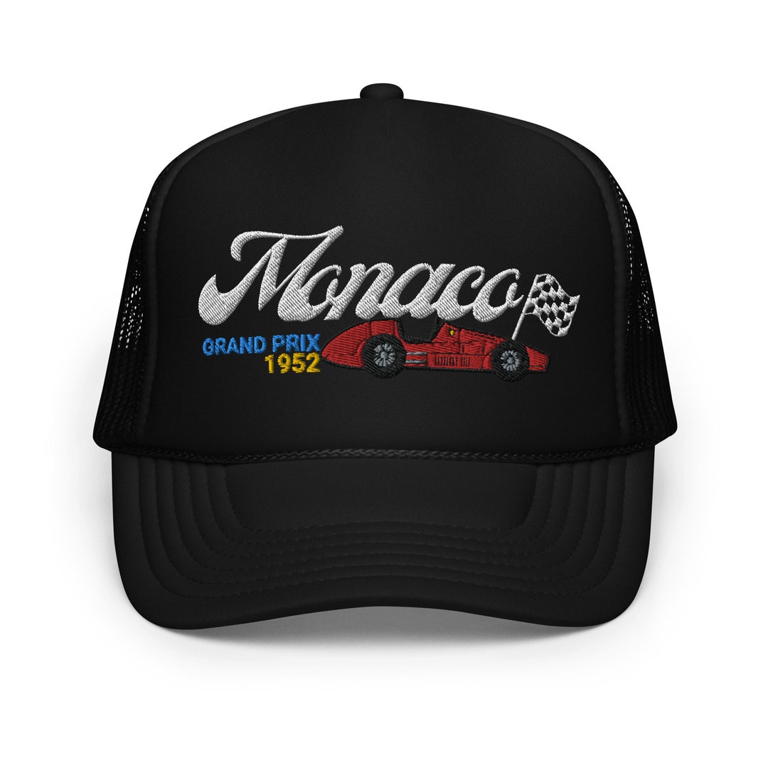 Retro Monaco Grand Prix Racing Trucker Hat | F1 - Etsy