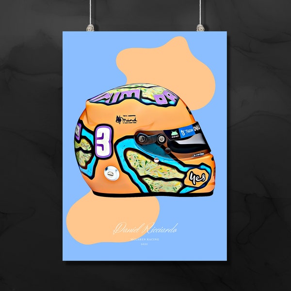 Daniel Ricciardo F1 Poster - Etsy