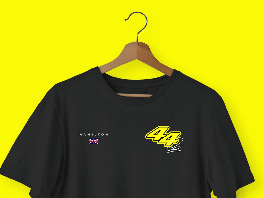 Lewis Hamilton Formula 1 Racing T-shirt Black - Etsy