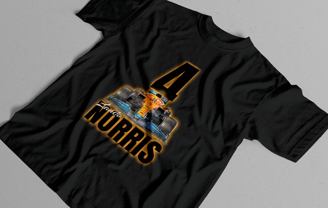Lando Norris Neon Formula 1 T-shirt | F1 | 2023 - Etsy