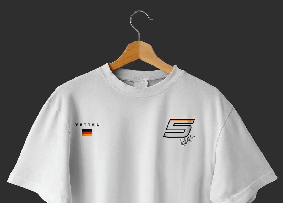 Sebastian Vettel Formula 1 Racing T-shirt | F1 - Etsy