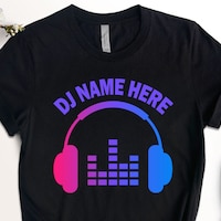 Personalized DJ Shirt: Custom QR Code, Comfort Colors Tee - Etsy