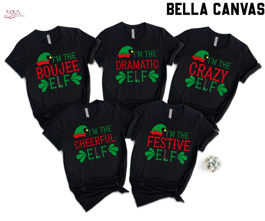 Custom the Elf Shirt, I'm the Elf Family Christmas Matching T-shirts ...