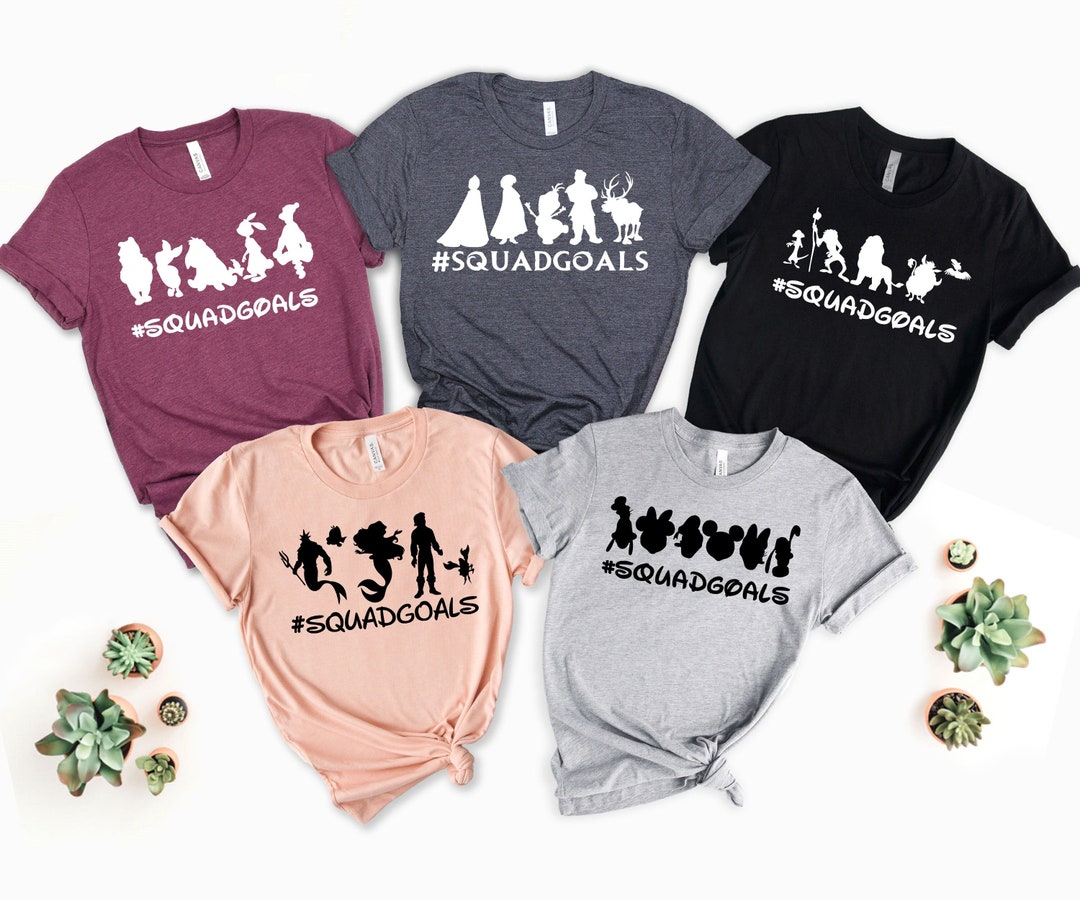 Disney Squad Goals Shirts, Disney Vacation Shirts, Magic Kingdom T ...