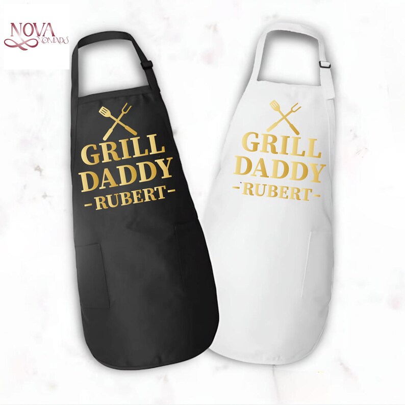 Personalized Grill Apron for Men – Custom BBQ Gift - Etsy