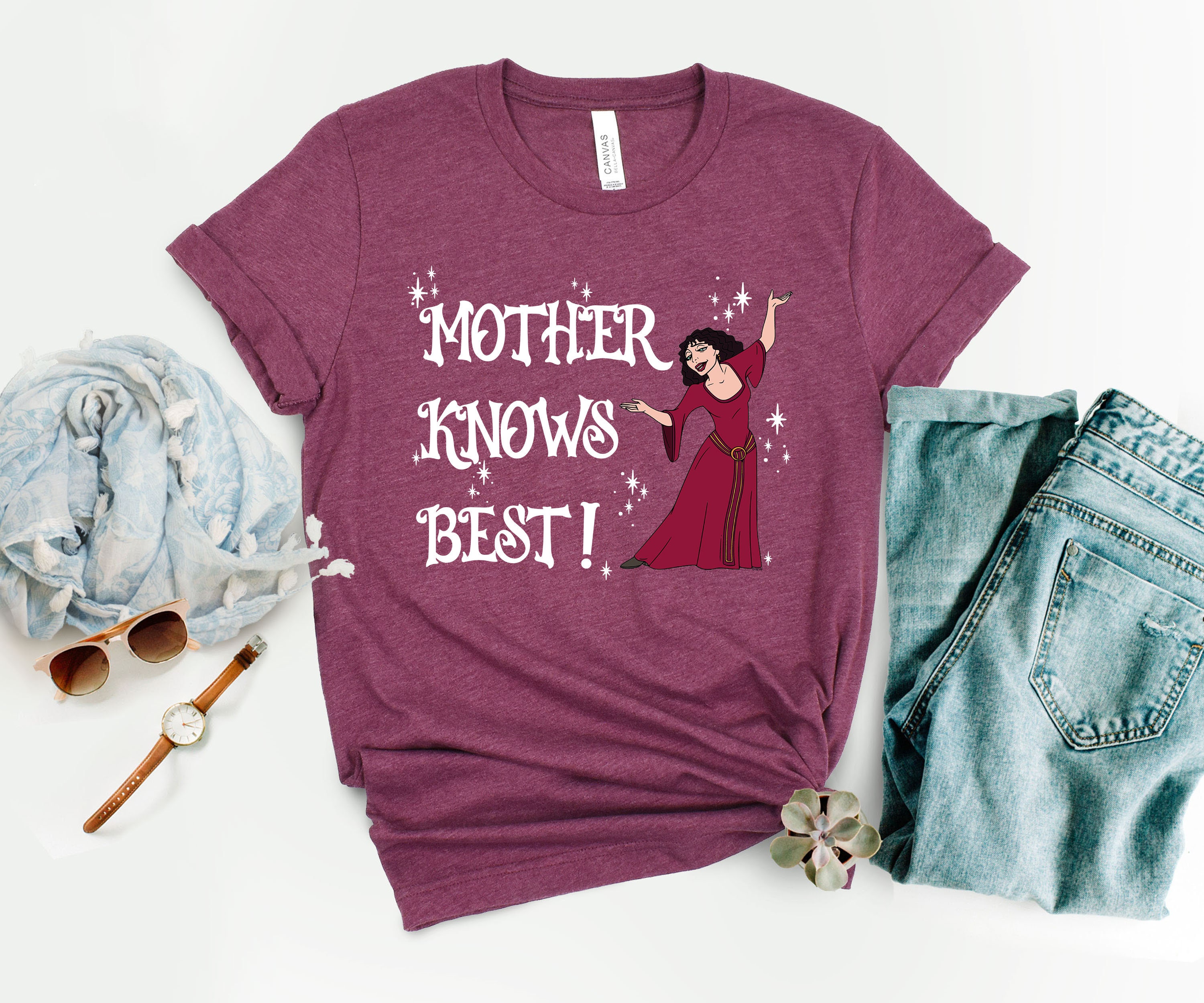 Mother Gothel Mother Knows Best Shirt, Angled Villains Shirt, Mother's ...