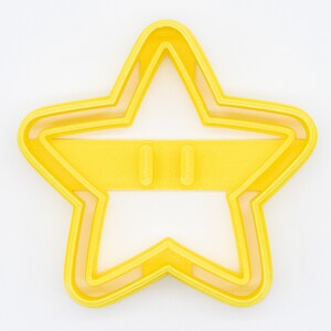 Super Mario Power up Star Cookie Cutter With Imprint - Etsy