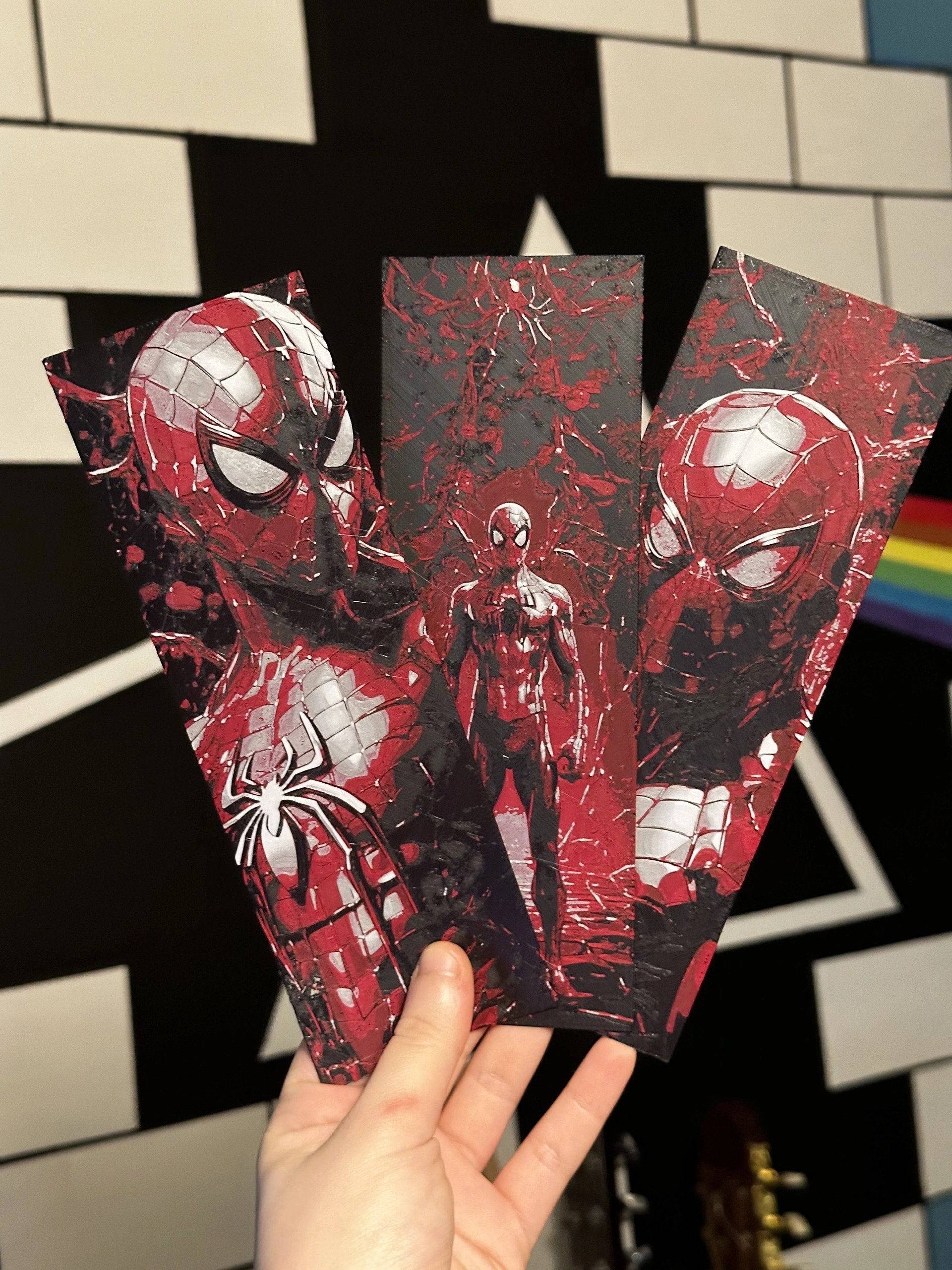 Fan Art Set of 3 Bookmarks Variations of Marvel Comic Book Characters ...