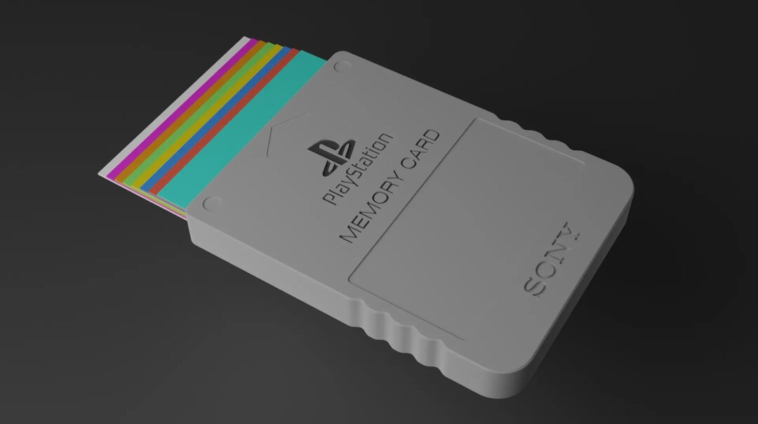 Playstation Memory Card | Business Card Holder & TCG Holder - Etsy