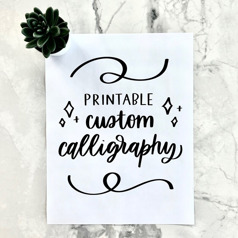 Calligraphy Quote - Etsy