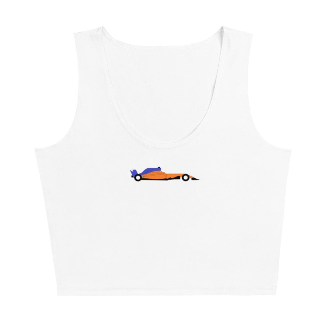 F1 Mclaren Racing Car Crop Top - Etsy