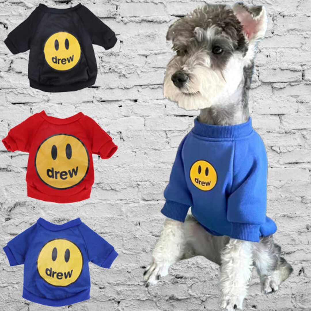 Small Dog Drew Dog Sweater, Justin Bieber Dog Clothing, Dog Sweater ...