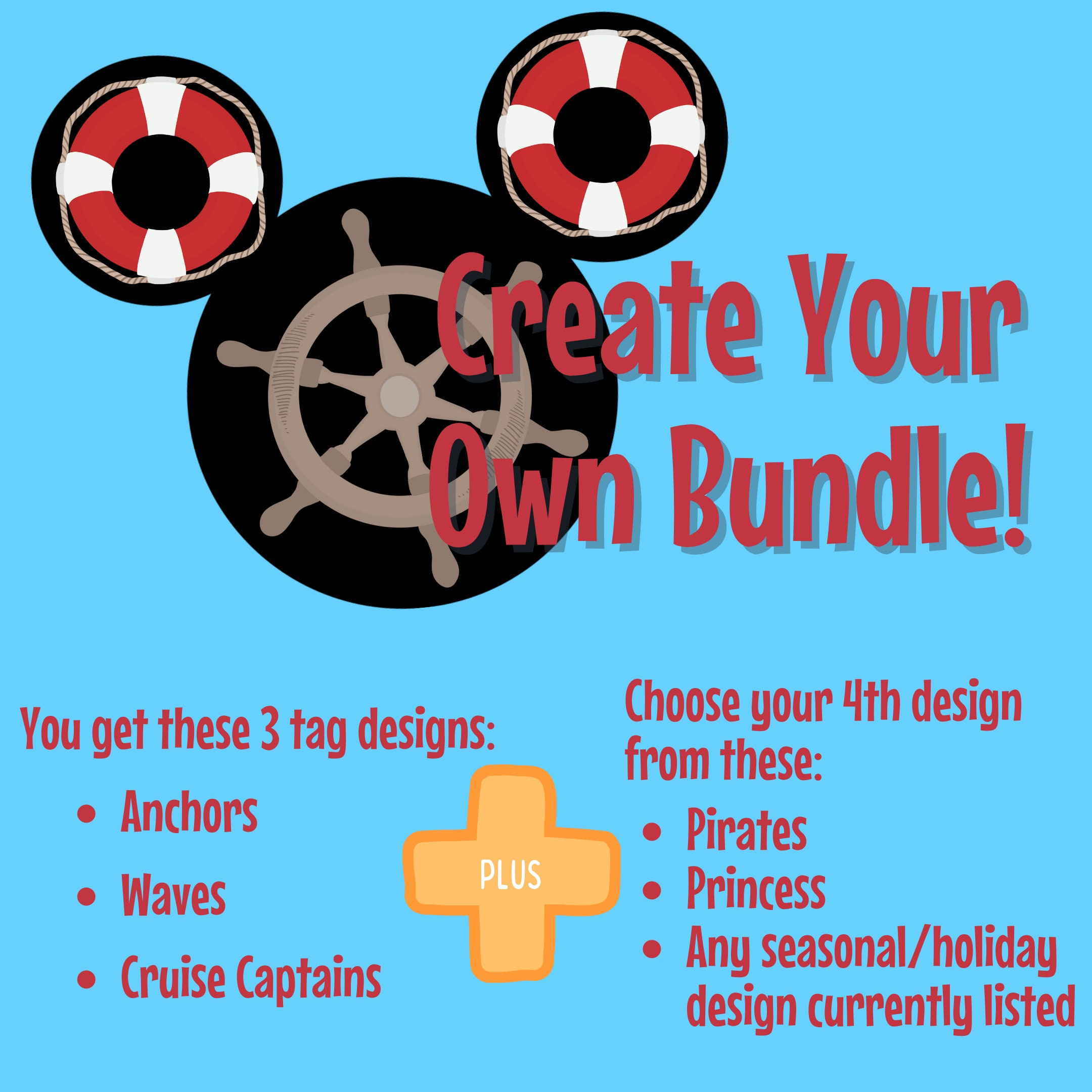 CREATE Your Own BUNDLE 4 Fish Extender Tag Designs - Etsy