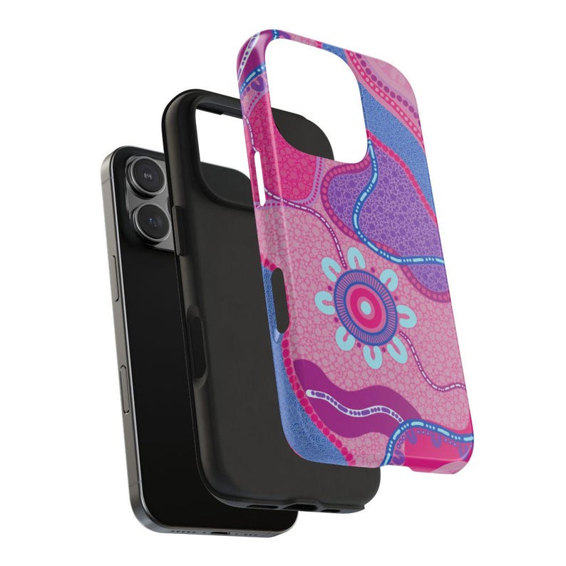 Aboriginal Orbits Print iPhone Case: Indigenous Art - Etsy Australia