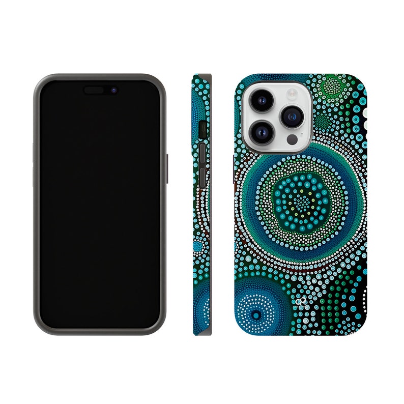 Tribal Orbits iPhone Case: Indigenous Aboriginal Art Design - Etsy ...
