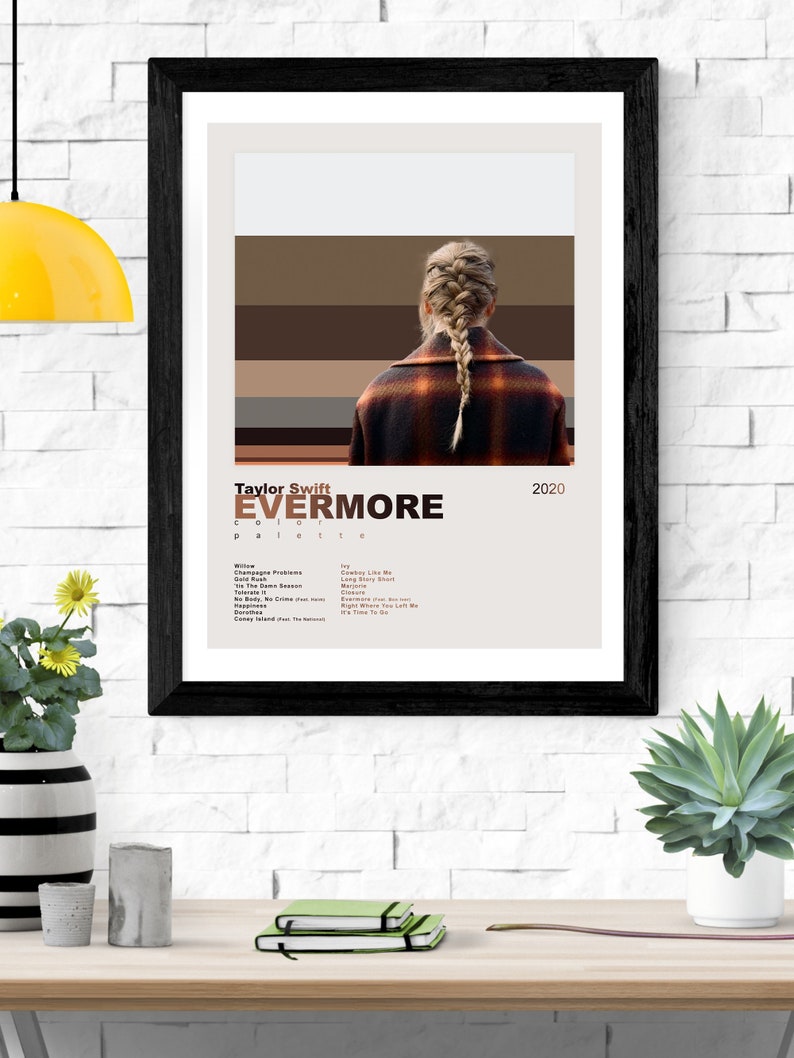 Evermore Taylor Swift Digital Download Poster Taylor Swift Evermore ...