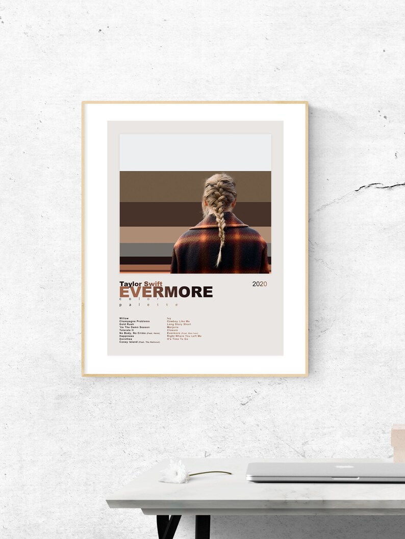 Evermore Taylor Swift Digital Download Poster Taylor Swift Evermore ...