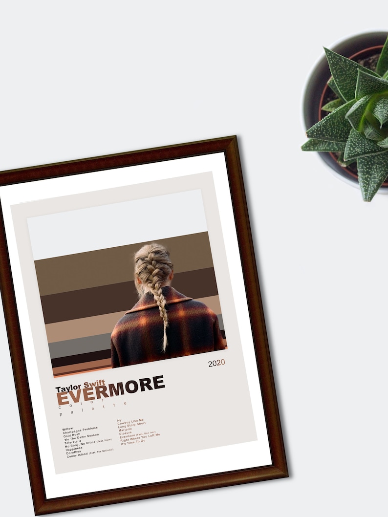 Evermore Taylor Swift Digital Download Poster Taylor Swift Evermore ...