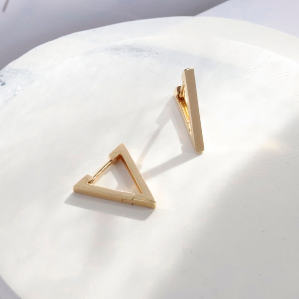 Triangle Earrings - Etsy