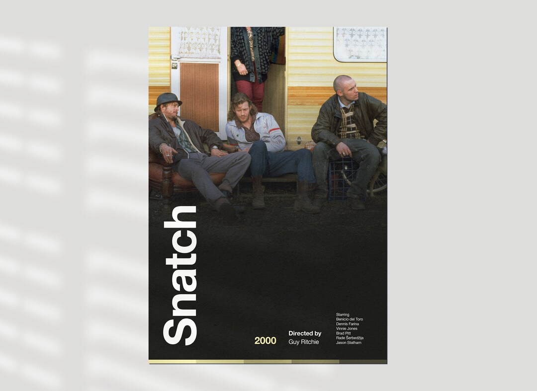 Snatch Movie Poster | High Quality Poster Print | Wall Decor | Mid ...