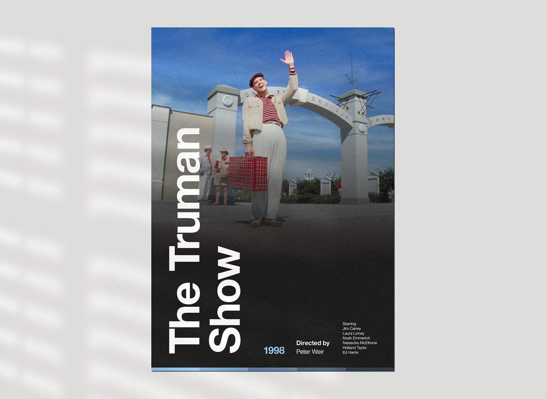 The Truman Show Movie Poster | High Quality Poster Print | Wall Decor ...