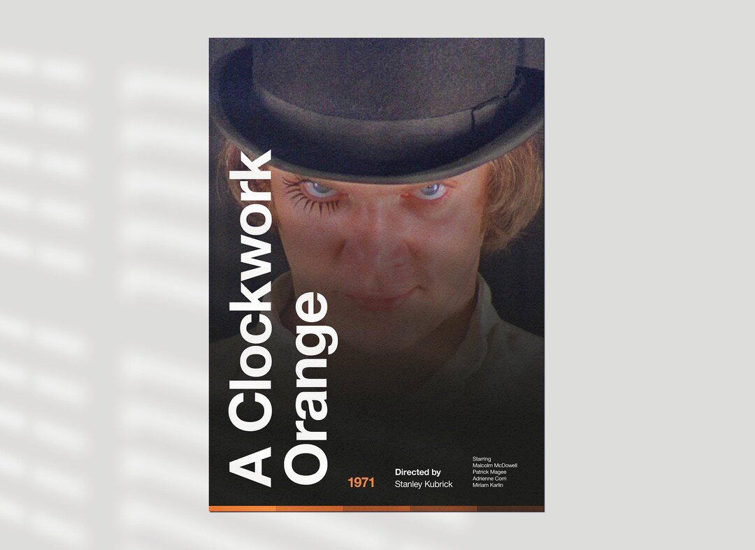 A Clockwork Orange Movie Poster | High Quality Poster Print | Wall ...