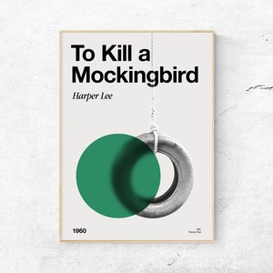 To Kill a Mockingbird Book Poster | High Quality Poster Print | Wall ...